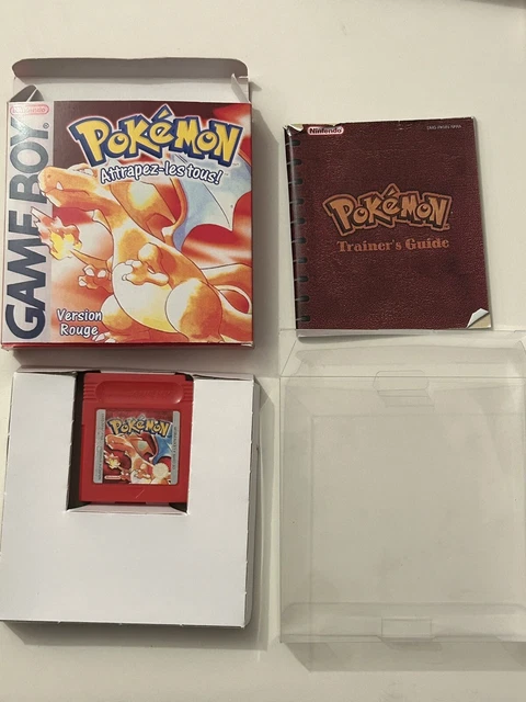 POKEMON VERSION ROUGE complet game boy jeu console nintendo EUR 143,00 ...