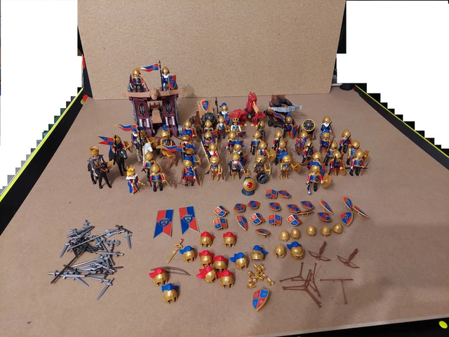 PLAYMOBIL LION KNIGHT with Giant Army Catapult 4837 Ballist 4868 and ...