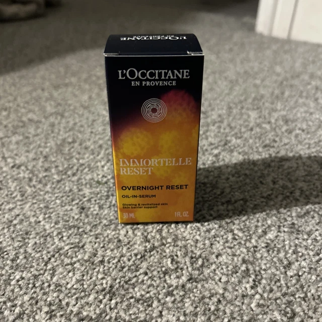 L'OCCITANE IMMORTELLE OVERNIGHT Reset Soothing & Revitalising Oil-in ...