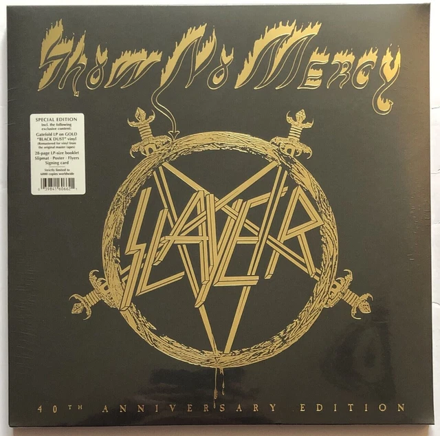 SLAYER - SHOW no mercy - LP 40th Anniversary Edition (colored vinyl ...
