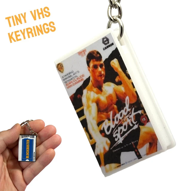 BLOODSPORT RETRO MINI VHS Video Box Keychain - Miniature Collectible £4 ...