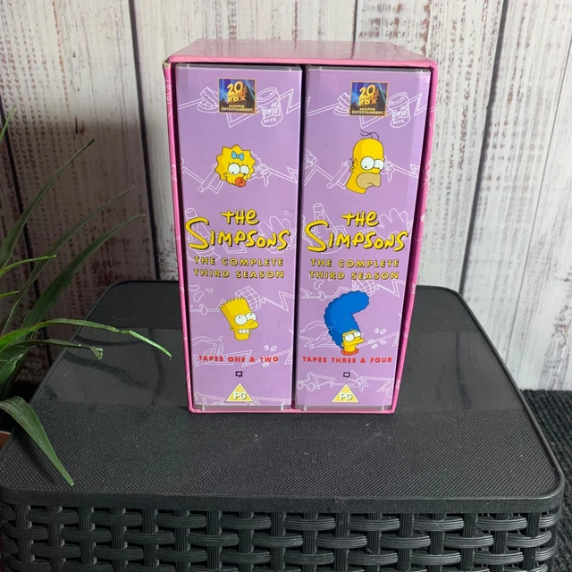 THE SIMPSONS COMPLETE Season 3 Boxed VHS Collection Rare Brand New ...