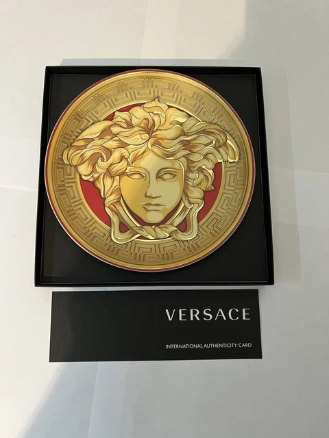 ROSENTHAL MEETS VERSACE, Medusa Amplified Golden Coin 17cm NEU EUR 49 ...