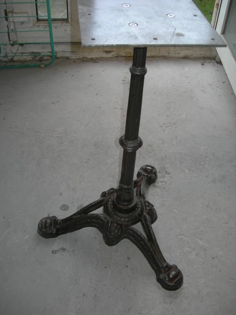 PIEDS DE TABLE bistrot en fonte EUR 49,00 - PicClick FR