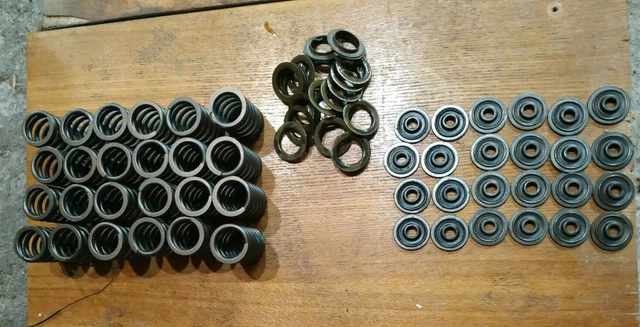 BMW E36 325I M50 M50TUB25 OEM VALVE SPRINGS RETAINERS PLATES SET (M52 ...