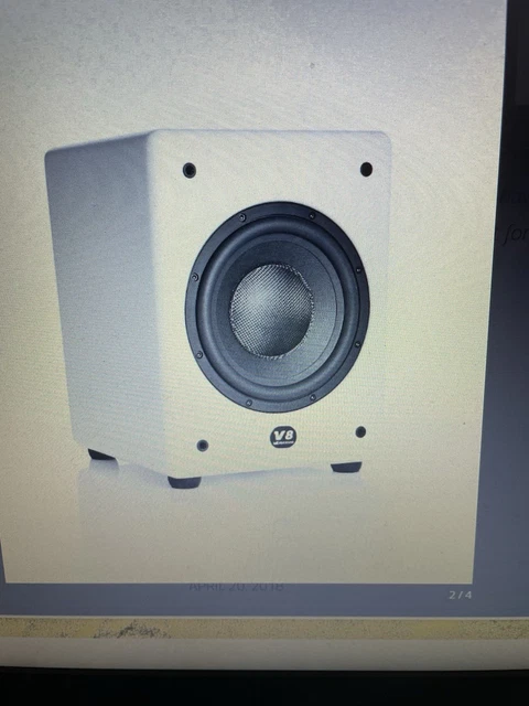 MK SOUND V8 Subwoofer In White £176.46 - PicClick UK