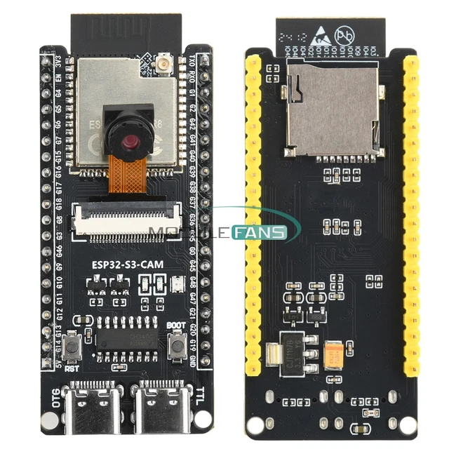 ESP32-S3-CAM CH340 DEVELOPMENT Board WIFI Bluetooth Camera Module ESP32 ...