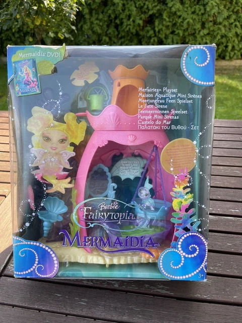 BARBIE FAIRYTOPIA MERMAIDIA - Merfairies Play Set, UNIQUE 2006 NEW ...