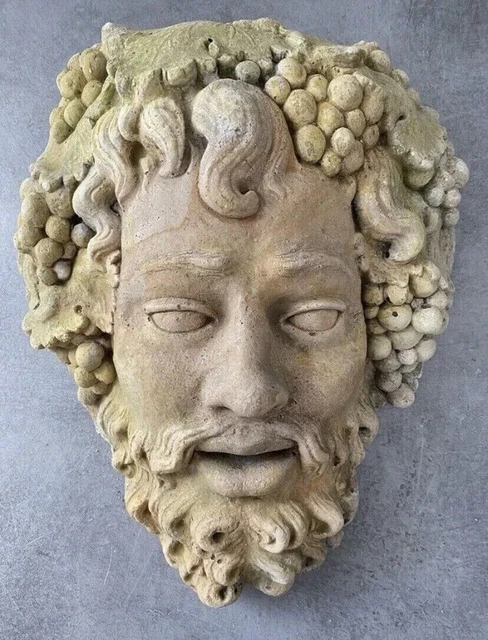 SCULPTURE EN PIERRE de Bacchus Ou Dionysos mythologie gréco-romaine £90 ...