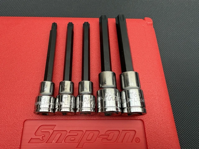 BLUE POINT DEEP Tamper Torx Socket Set TT40 -TT60 - As Sold by Snap On ...