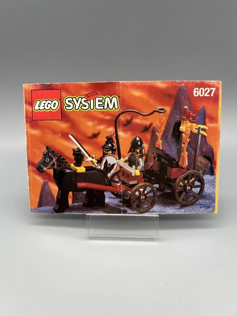 LEGO 6027 BAT Lords Catapult Fright Knights Castle Ritter Anleitung ...