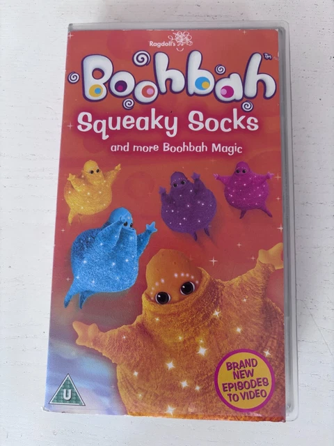 BOOHBAH SQUEAKY SOCKS VHS VIDEO £12.15 - PicClick UK