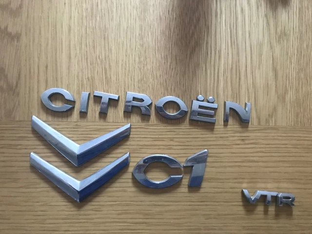 CITROEN C1 VTR Badge set for REAR BACK PART OF CAR £11.99 - PicClick UK
