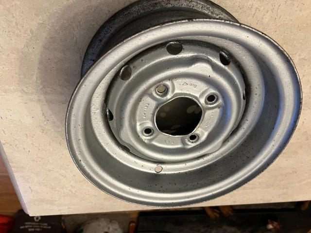 CLASSIC MINI COOPER S Genuine Original Reverse Rim, Steel 4.5 Inch ...