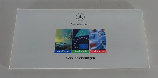 SERVICE BOOK MERCEDES-BENZ SL R129, SLK R170, W220, W202, C208, W210 ...