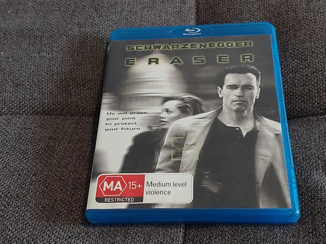 ERASER (BLU-RAY REGION B, 1996) Arnold Schwarzenegger Like New $11.17 ...