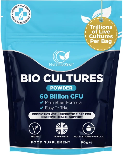 CULTURES COMPLEX PROBIOTICS - Fibre Powder - Pre and Probiotics for Gut ...
