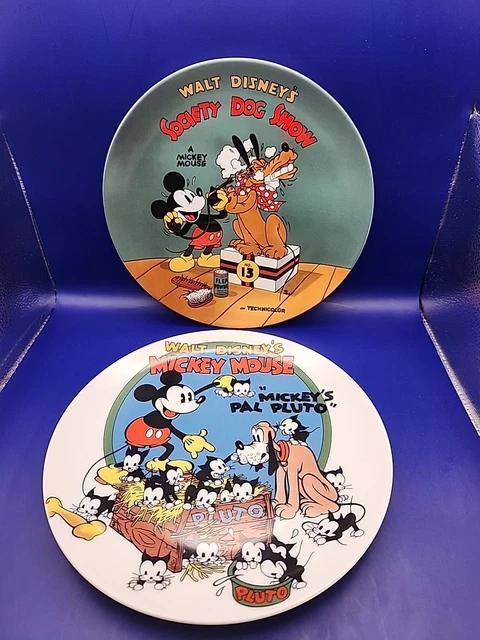 DISNEY'S MICKEY CARTOON Classics Limited Edition Collectors Plates Set ...