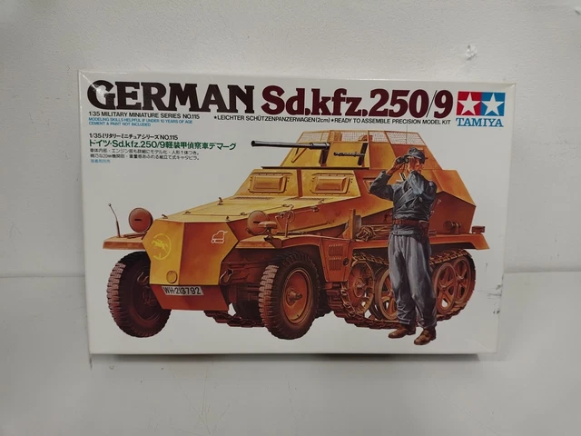 TAMIYA 1/35 TAMIYA 35115, German Sd.Kfz.250/9 RARE UNMADE £29.99 ...