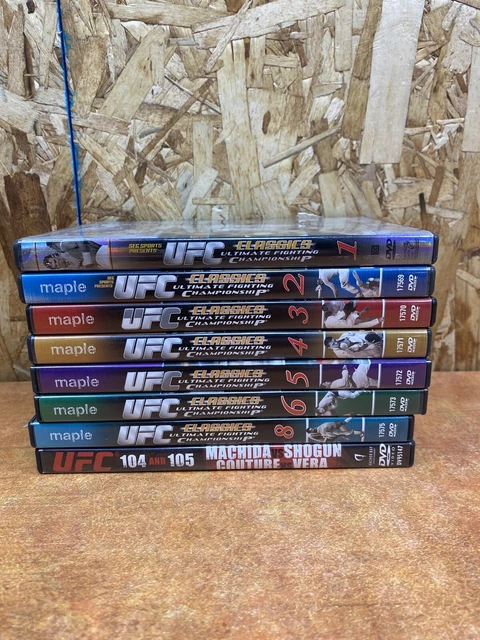UFC CLASSICS COLLECTION - Volumes 1 2 3 4 5 6 8 104/105 missing 7 $39. ...