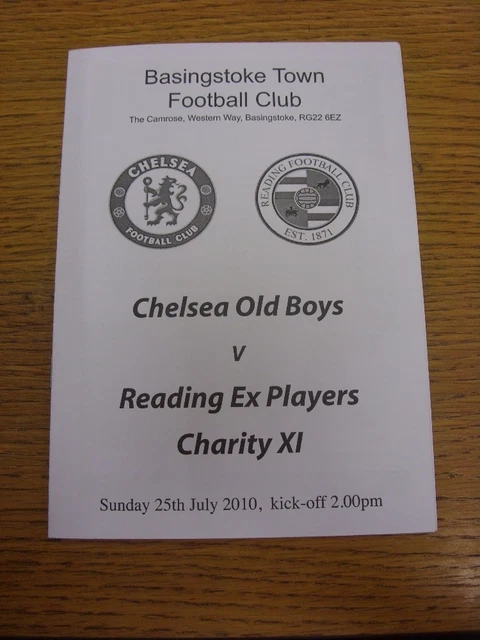 25/07/2010 AT BASINGSTOKE Town: Chelsea Old Boys v Reading Ex Players ...