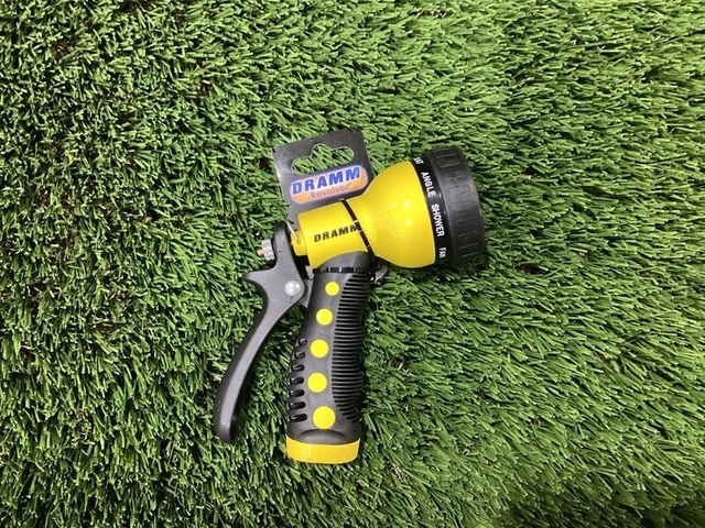 DRAMM REVOLVER HEAVY Duty 9 Pattern Adjustable Garden Hose Spray Nozzle ...