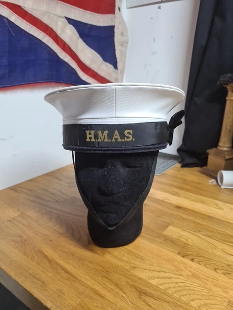 ROYAL NAVY CAP H.M.A.S. £19.44 - PicClick UK