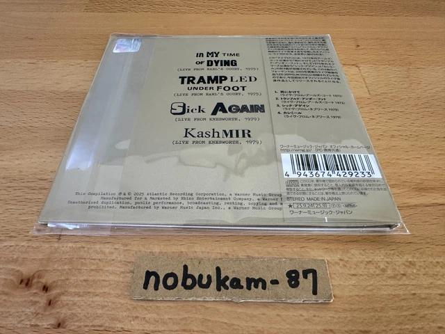 LED ZEPPELIN LIVE Ep 4 Tracks 2025 Japan CD $44.75 - PicClick CA