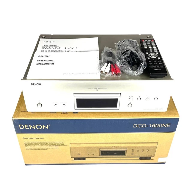 DENON DCD-1600NE CD SACD Player Super Audio Compatible Premium Silver ...