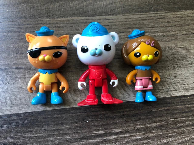 FISHER PRICE MATTEL Octonauts Figures Captain Barnacles Dashi Kwazii ...