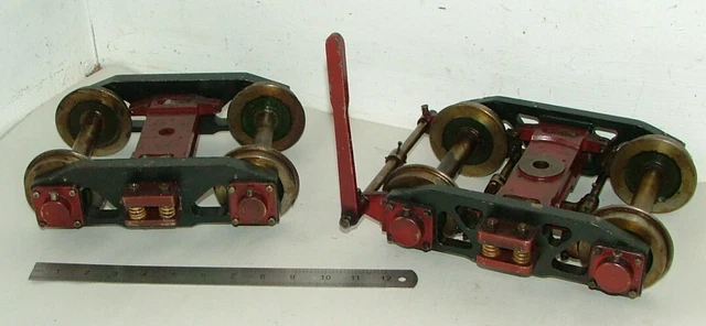 5& GAUGE BOGIE riding trolley live steam locomotive model engineer ...