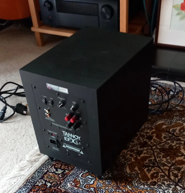 TANNOY EFX 5.1 Subwoofer | 100w 8" Powered Active Home Cinema Sub | Black £9.99 - PicClick UK