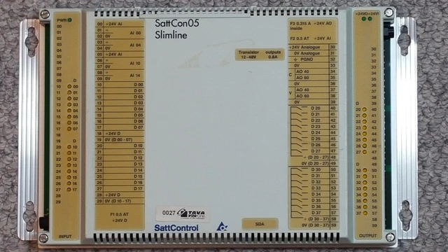 SATTCONTROL, ALFA LAVAL 492620902 SattCon05 Slimline PLC Module $212.00 ...