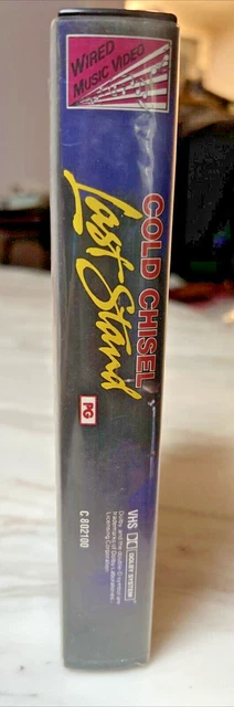 COLD CHISEL LAST Stand VHS 1983 Live Concert Rare TAPE VHS, RARE £17.80 ...