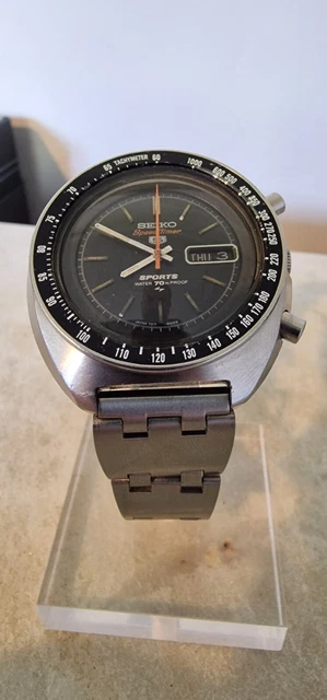 SEIKO 5 SPORTS Speed Timer 7017-6020 Rare Vintage Chronograph Watch. March 1970 £450.00 ...
