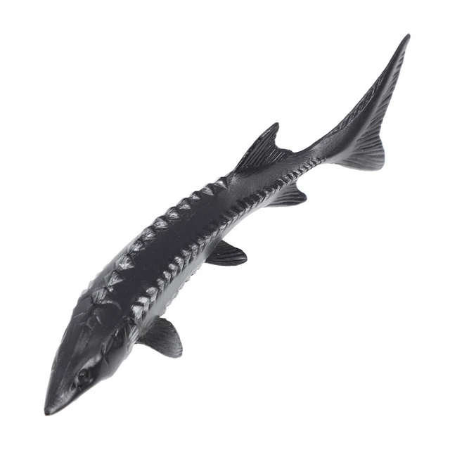 SIMULATION STURGEON MARINE Animal Toy Kids Fish Model Pretend Play ...