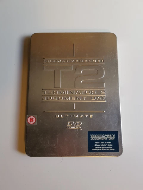TERMINATOR 2 JUDGMENT Day Ultimate DVD Movie Edition Steel Case 2 Discs ...