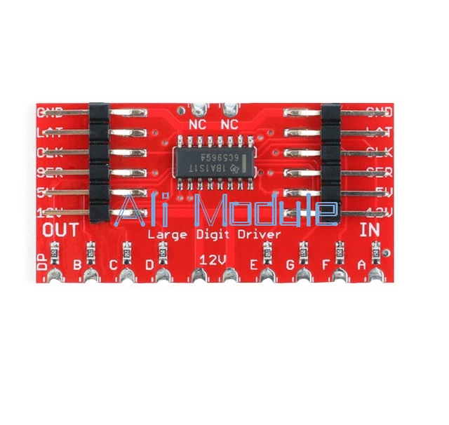 DC 5V TPIC6C596 8-Digital Shift Register 7-Segment Displays Nixie Tube ...