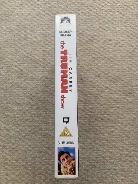 THE TRUMAN SHOW - Jim Carrey VHS Video Tape, Big Box Ex Rental CIC ...