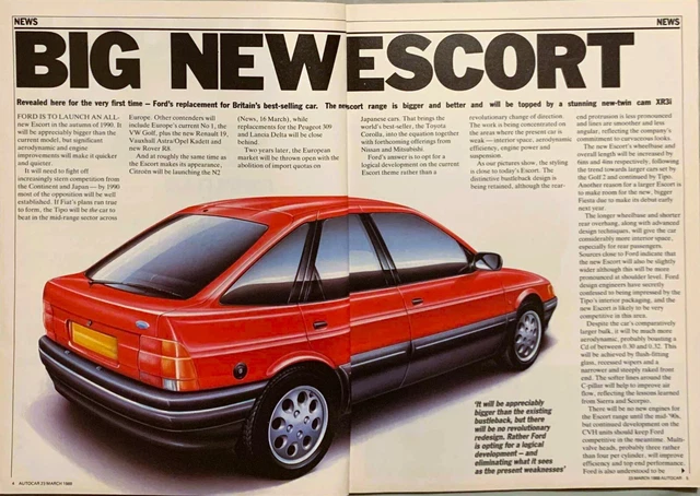 AUTOCAR MAGAZINE 23-MAR-88 - Irmscher Senator 3.6i, Ford Probe, Toyota ...