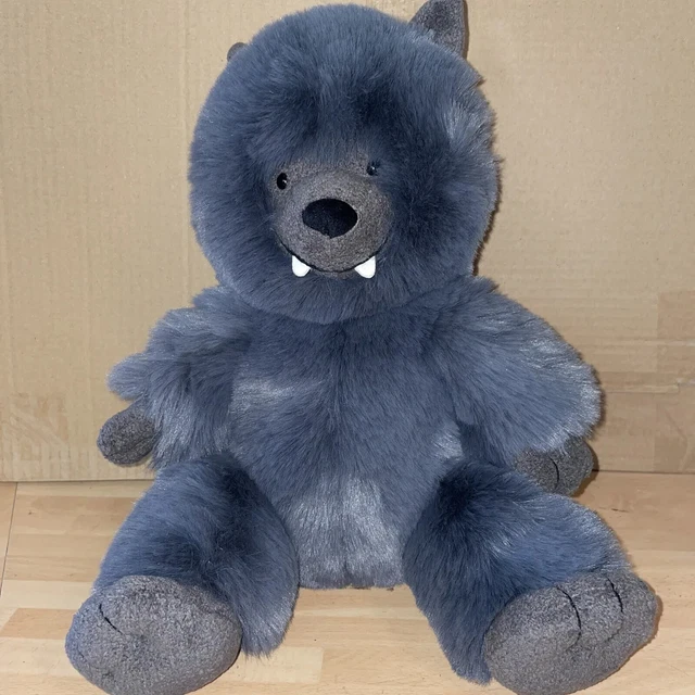JELLYCAT WILF WOLF BNWT NEW WITH TAGS RETIRED DISCONTINUED SOFT TOY £29 ...