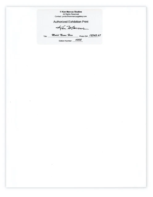 JOYCE MANDEL 79-004 Artistique Chair Playboy Model Signée Photo Par Ken ...