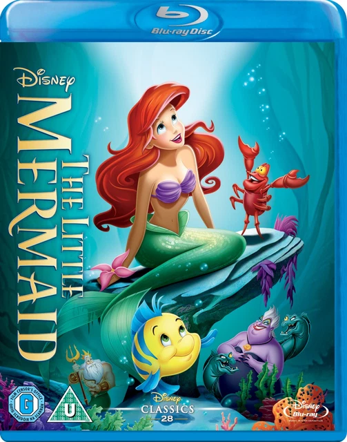 THE LITTLE MERMAID (Disney) (Blu-ray) Pat Carroll Jason Marin (US ...