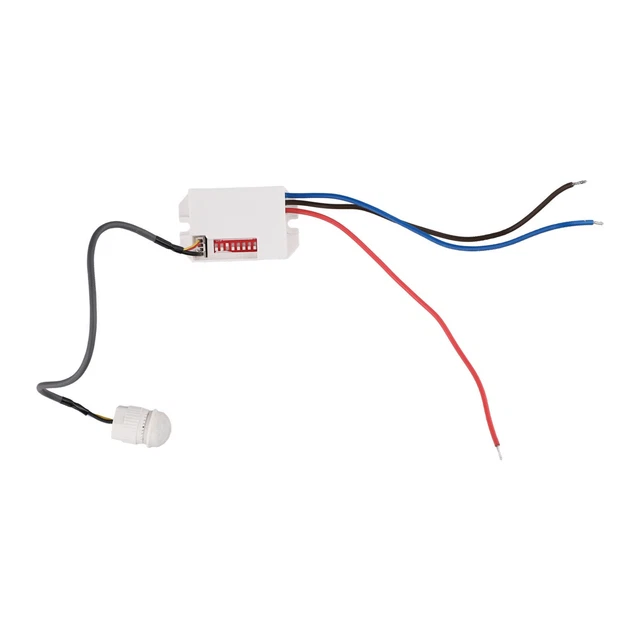 LICHTSCHALTER PIR SENSOR Detektor Zuhause 220-240V/AC 360 800W Belegung ...