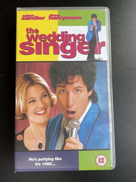 THE WEDDING SINGER (VHS) 1998 Adam Sandler, Drew Barrymore Comedy Movie ...