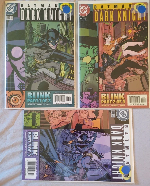 BATMAN: LEGENDS OF the Dark Knight 156 157 158 Blink Story McDuffie neuf dans sa boîte DC Comics ...