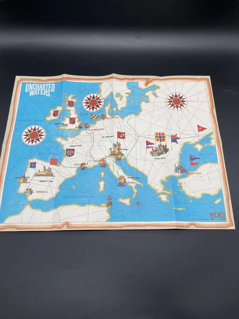 MAP / MAP for: Uncharted Waters - Sega Genesis (Mega Drive) - excellent ...