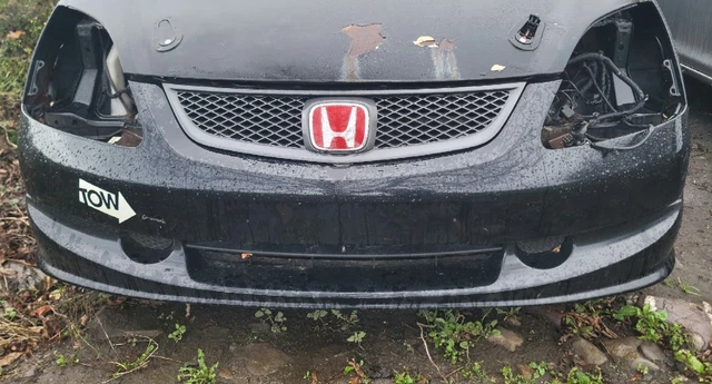 HONDA CIVIC TYPE R EP3 Facelift Front Bumper NHB With Lip & Grill 04-05 ...