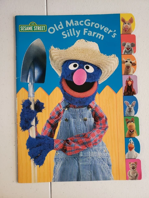 VINTAGE SESAME STREET Old Mcgrover's Silly Farm Book £8.59 - PicClick UK