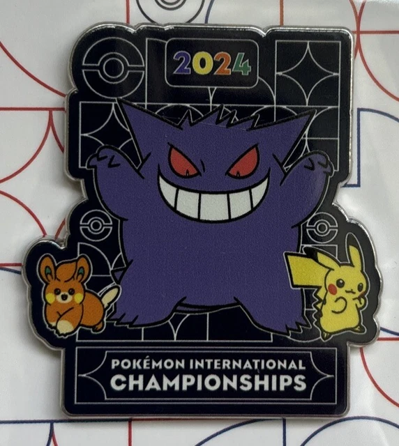 GENGAR PIN BADGE - Pokemon International Championships 2024 EUIC $23.99 ...